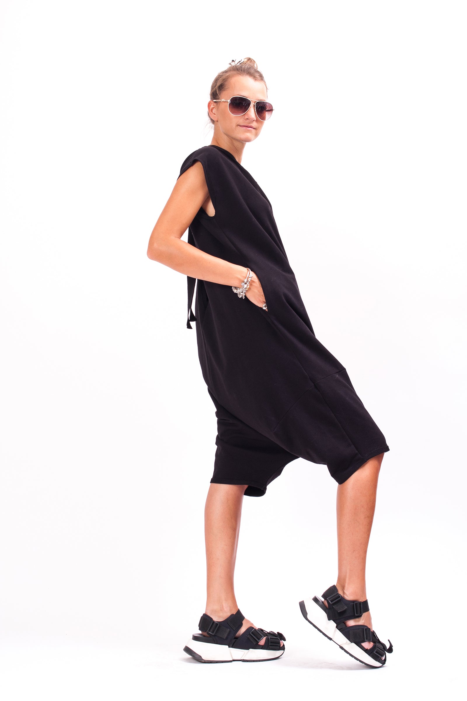 Black Harem Overalls – FollowMeFs